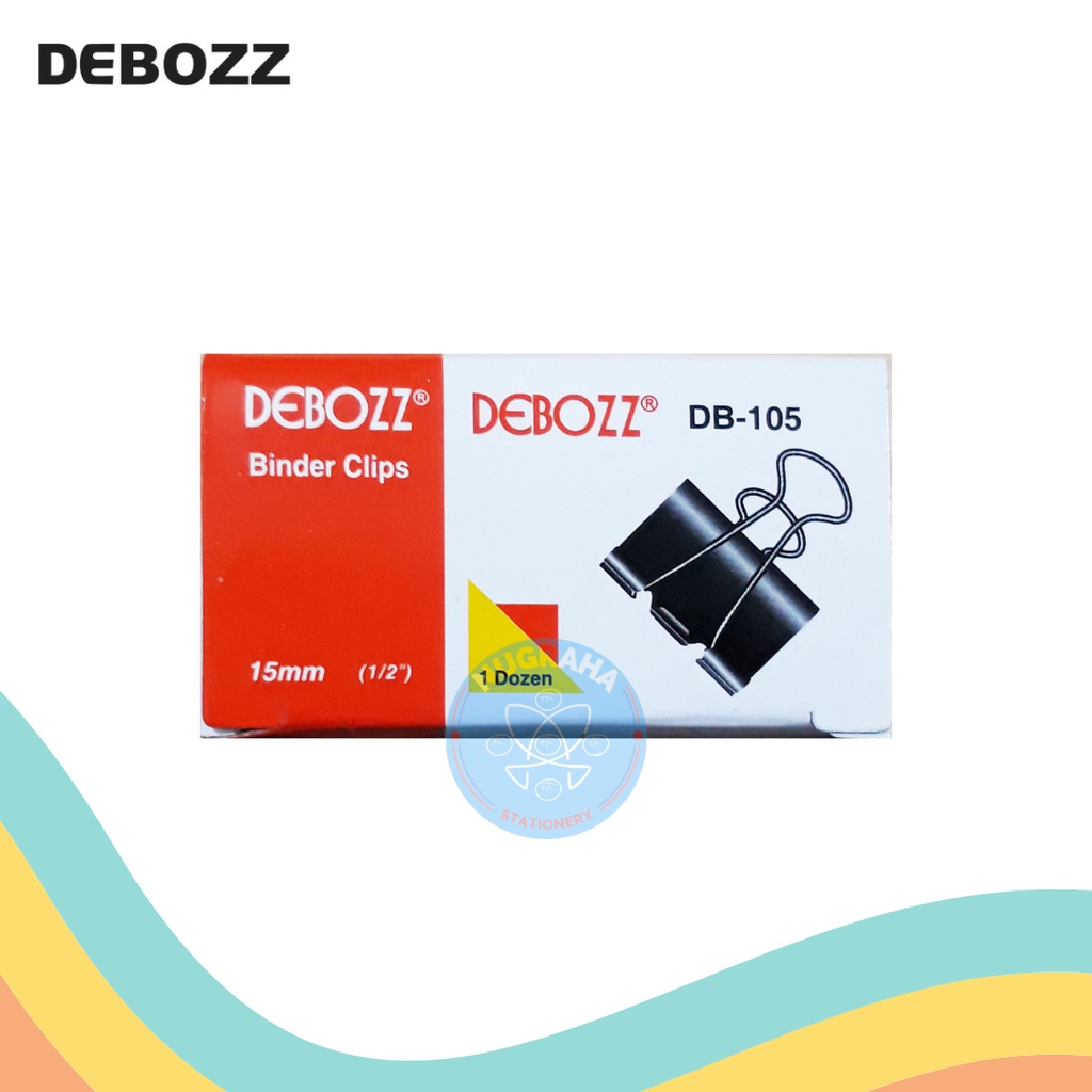 Jual BINDER CLIP DEBOZZ 105 (1 PACK) | Shopee Indonesia
