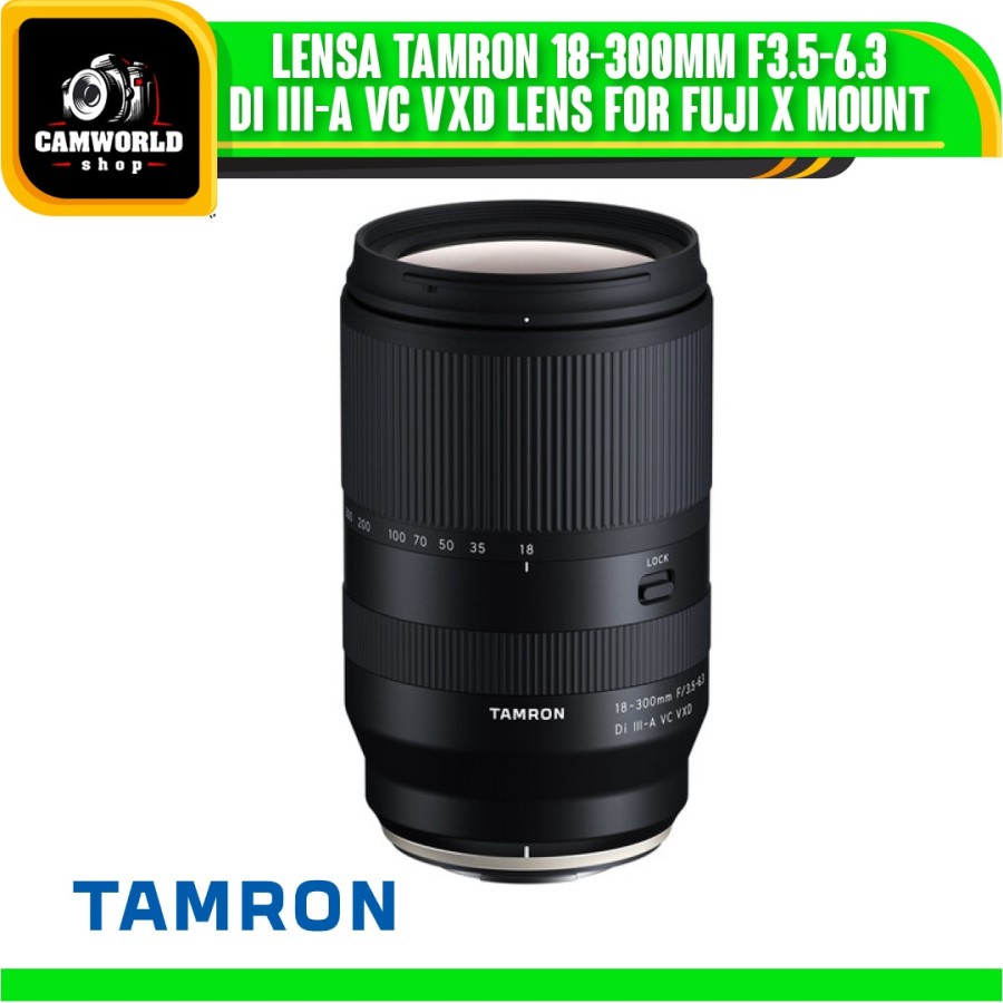 Jual Tamron 18-300mm f3.5-6.3 Di III-A VC VXD for Fujifilm X Mount RESMI | Shopee Indonesia