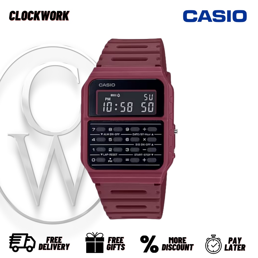 Jual Jam Tangan Casio CA-53WF-4B / CA 53WF 4B Pria Karet Vintage ...
