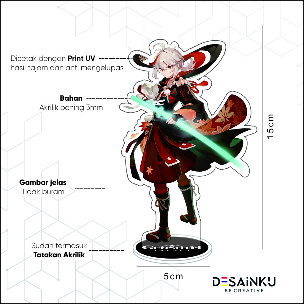 Jual STANDEE / STAND FIGURE AKRILIK GENSHIN IMPACT EDISI KAZUHA ...