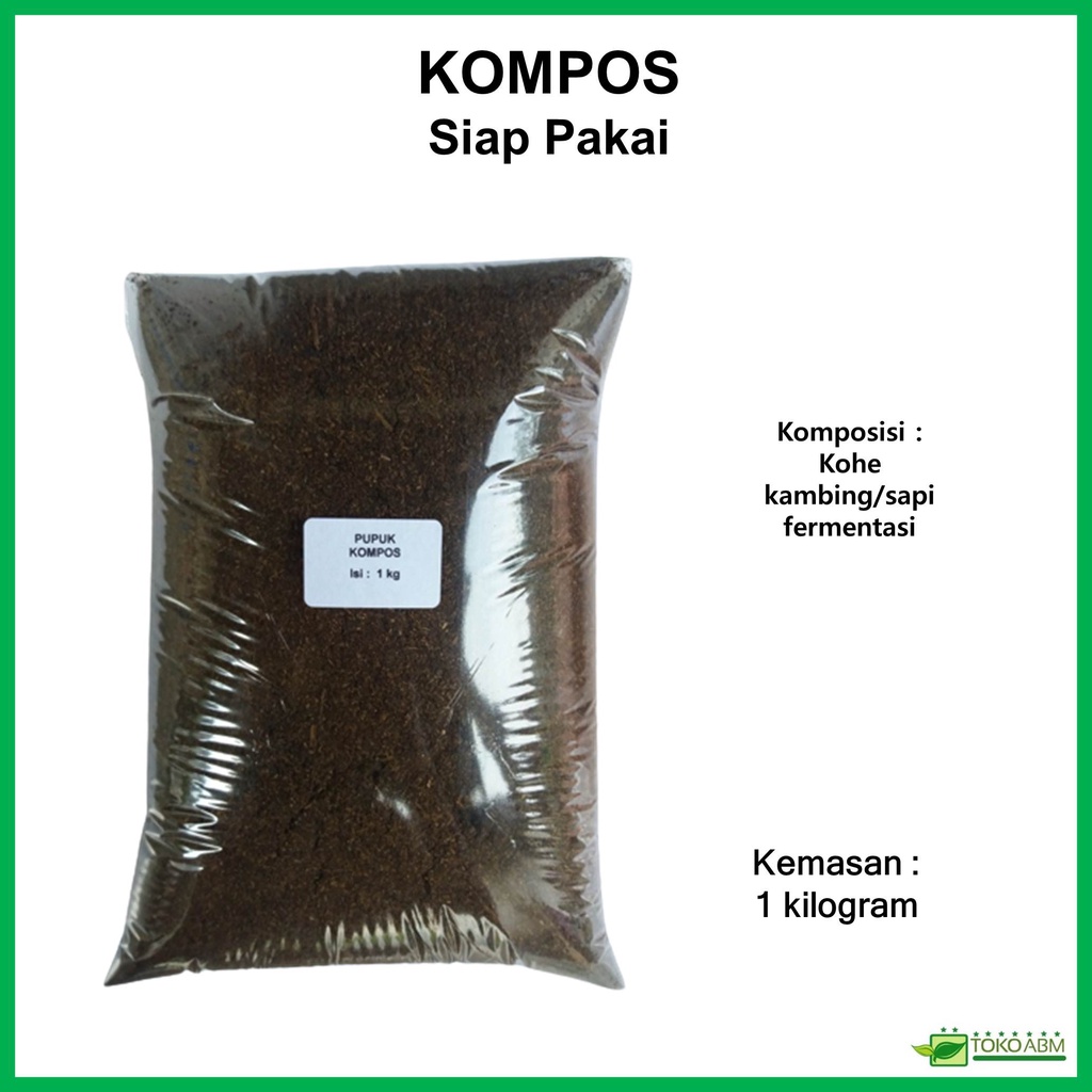 Jual Pupuk Kompos Organik Siap Pakai 1 kg Campuran Media Tanam | Shopee ...
