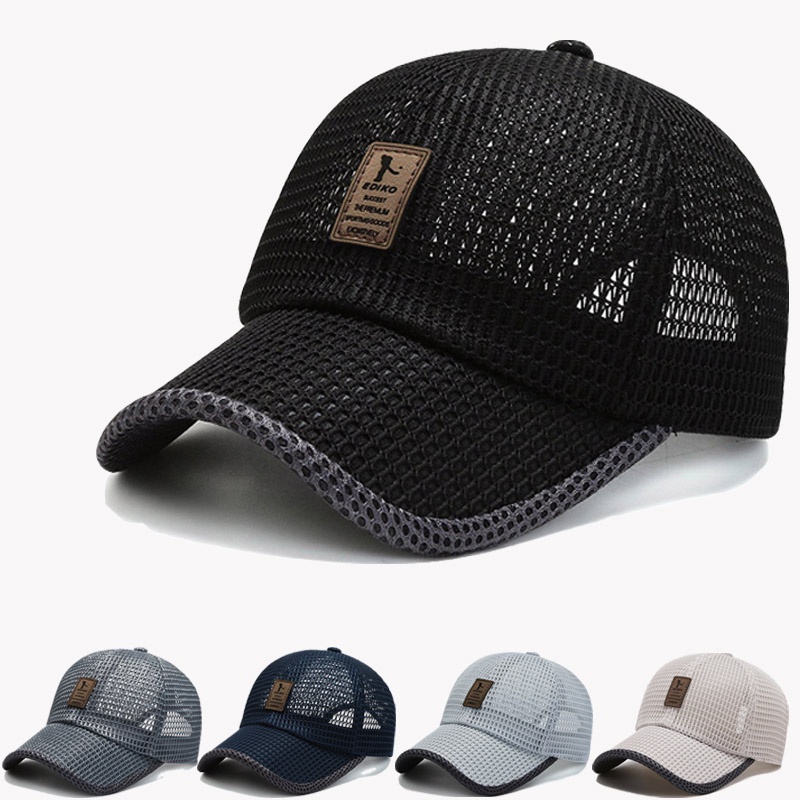 Jual topi jaring ediko baseball cap golf keren | Shopee Indonesia
