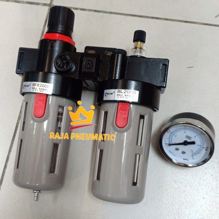 Jual Regulator Filter Regulator Angin Ukuran 1/2 Inch Airtac Tipe Bfc ...