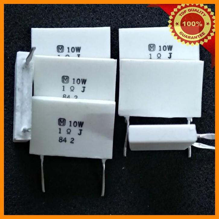 Jual (J4C) Resistor 1 ohm 10 watt 1 ohm/10w Matsushita Panasonic ...