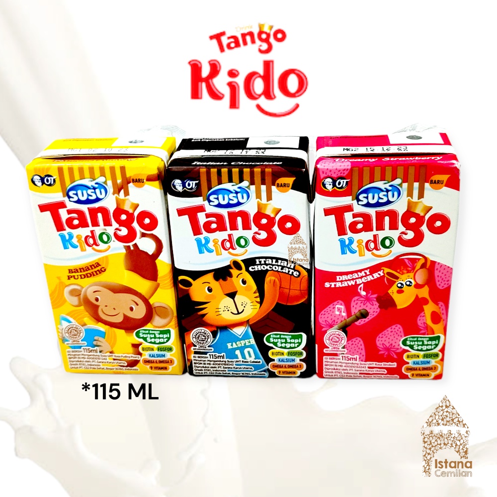 Jual Tango Kido Susu Sapi Segar UHT Anak Italian Chocolate / Dream ...