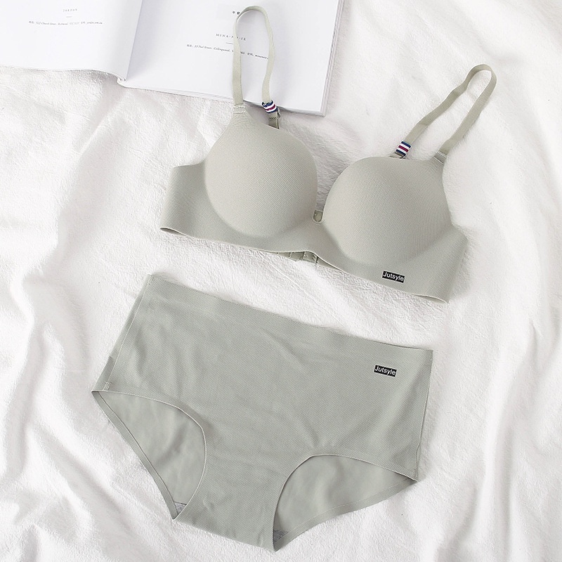 Jual Fairygirl.id Set Bra+Celana dalam wanita Sexy Fashion Korea Gym Olahraga Bh Women Tanpa ...