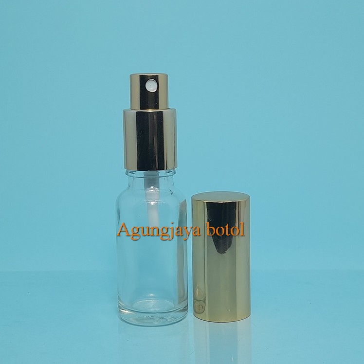 Jual Botol Kaca Br 20 Ml Clear Original Tutup Spray / Botol Kaca ...