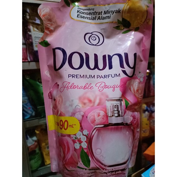 Jual Downy Premium Parfum Adorable Bouquet 900ml pink | Shopee Indonesia