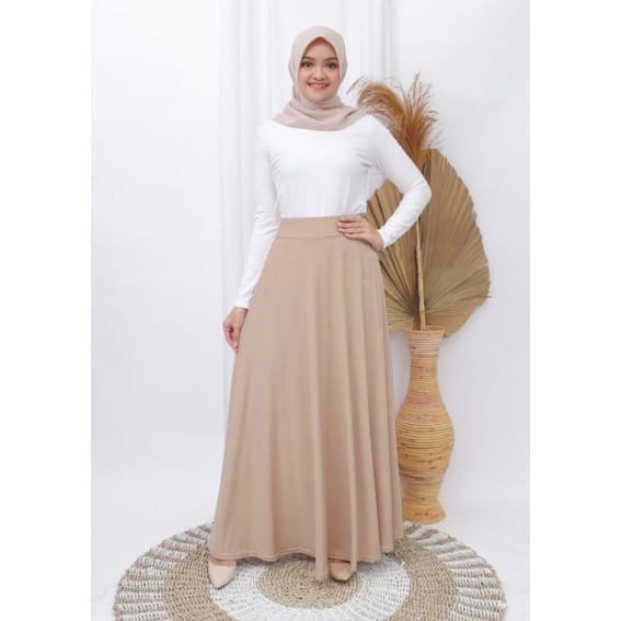 Jual Rok Payung Panjang Wanita Rok Lebar Mrs4 | Shopee Indonesia