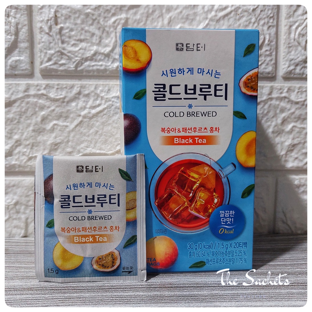 Jual Damtuh Cold Brewed Black Tea Peach & Passion Fruit Sachet | Shopee ...