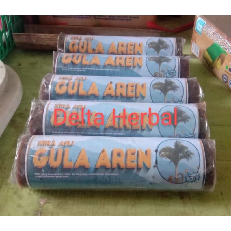 Jual Gula Aren/ Kawung asli,kemasan baru 500 gr isi 10 biji (ukuran ...