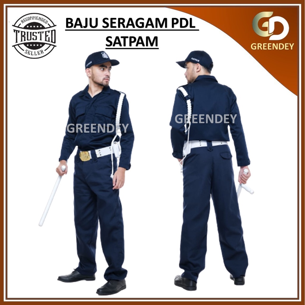 Jual BAJU SERAGAM PDL SATPAM SETELAN PDL SECURITY BAJU PDL SATPAM ...
