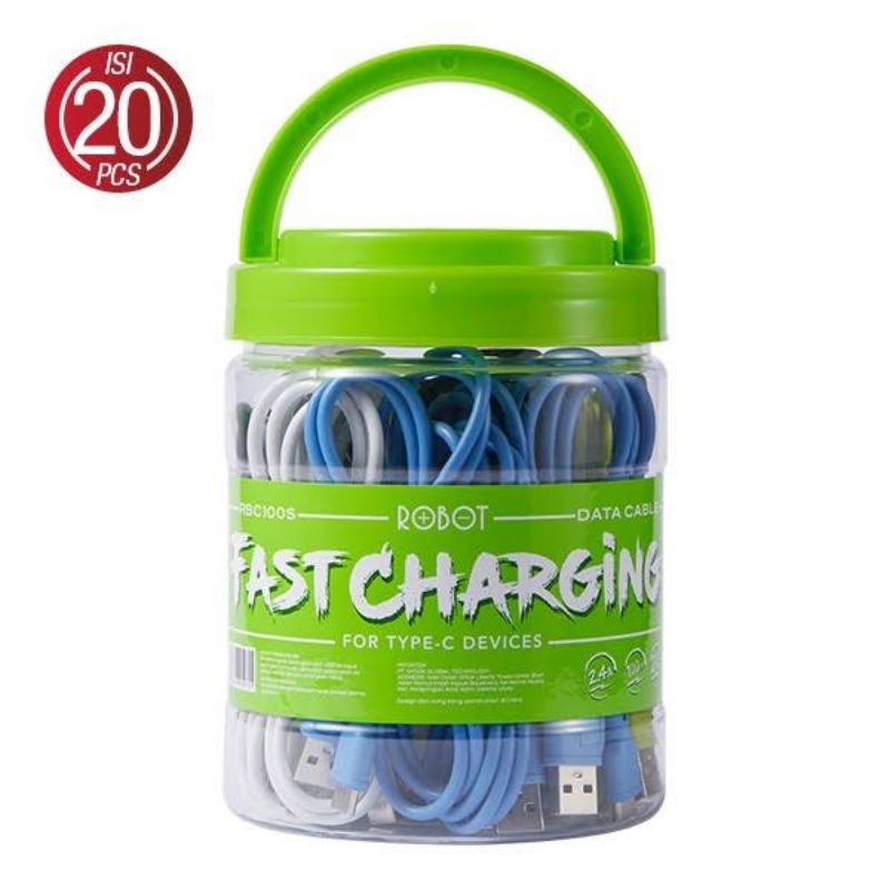Jual Kabel data Robot Micro Kabel Data Robot tipe C Kabel Data Hp ...