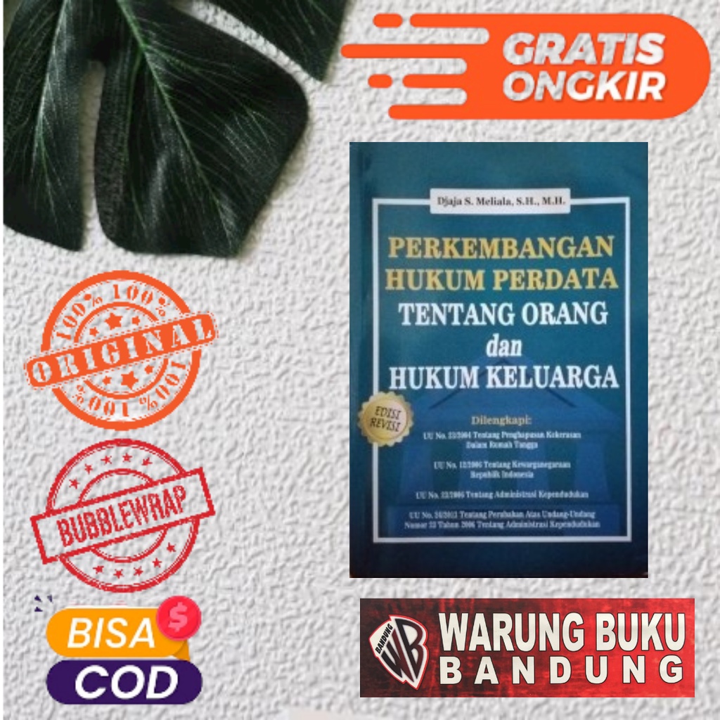 Jual Buku Perkembangan Hukum Perdata Tentang Orang dan Hukum Keluarga ...