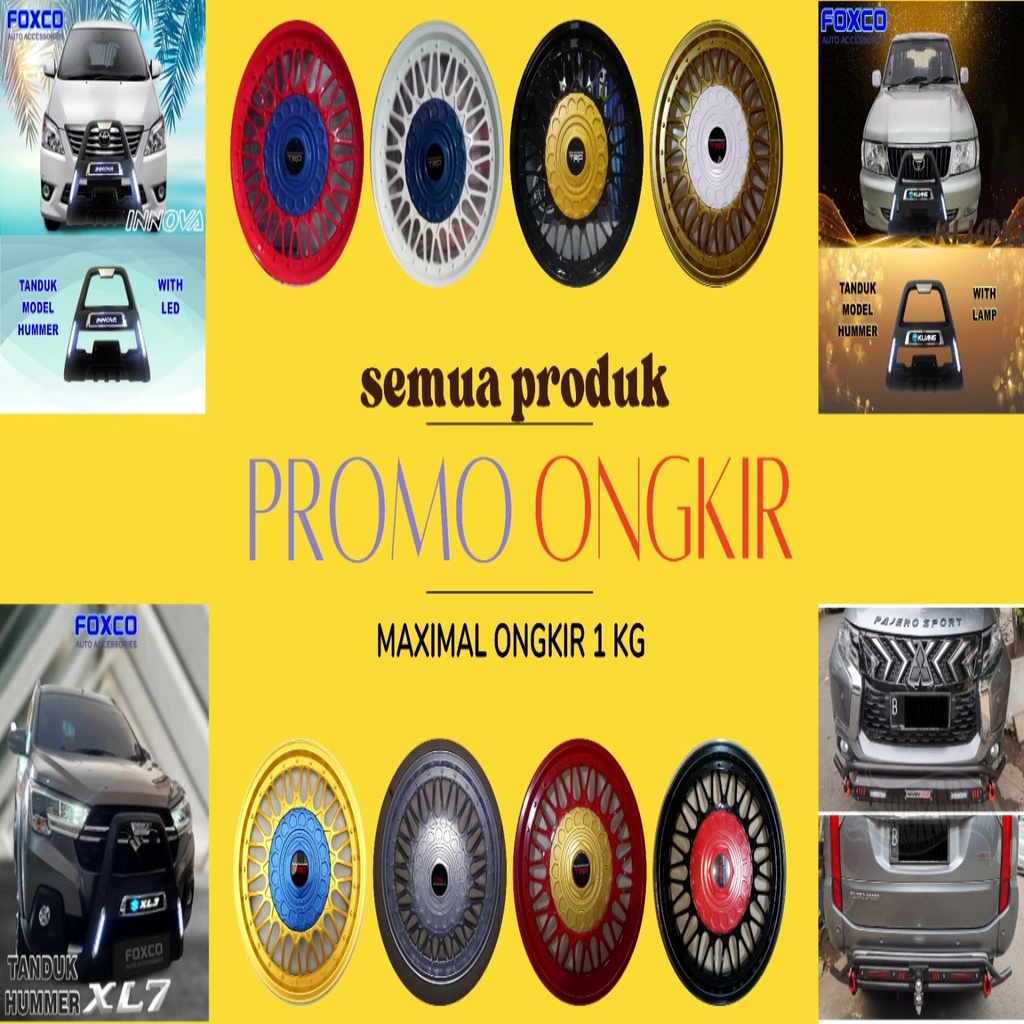 Jual CLMF Cover Wheel Dop Roda Velg Tutup Pelek Kaleng Ban Mobil Ring ...