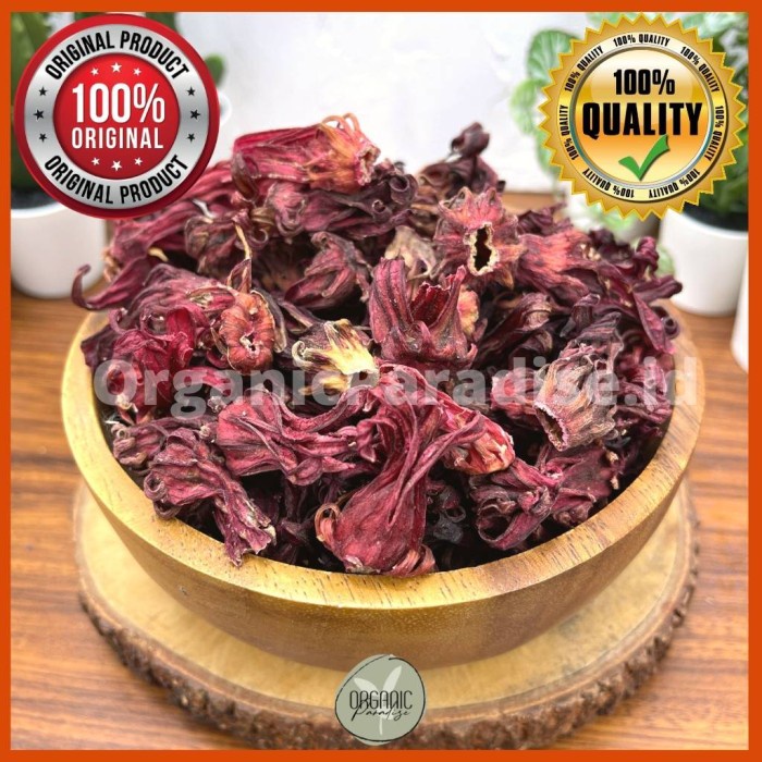 Jual Bunga Rosella Merah Kering 50 gram / Dried Hibiscus Tea 50 Gram ...