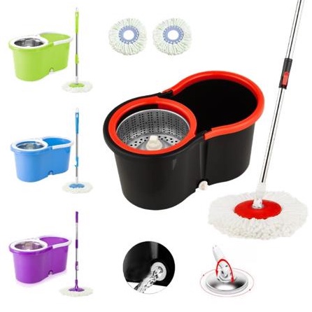Jual GU06 Spin Mop 360° / Alat Pel Lantai / Pel Putar / Super Spin Mop ...