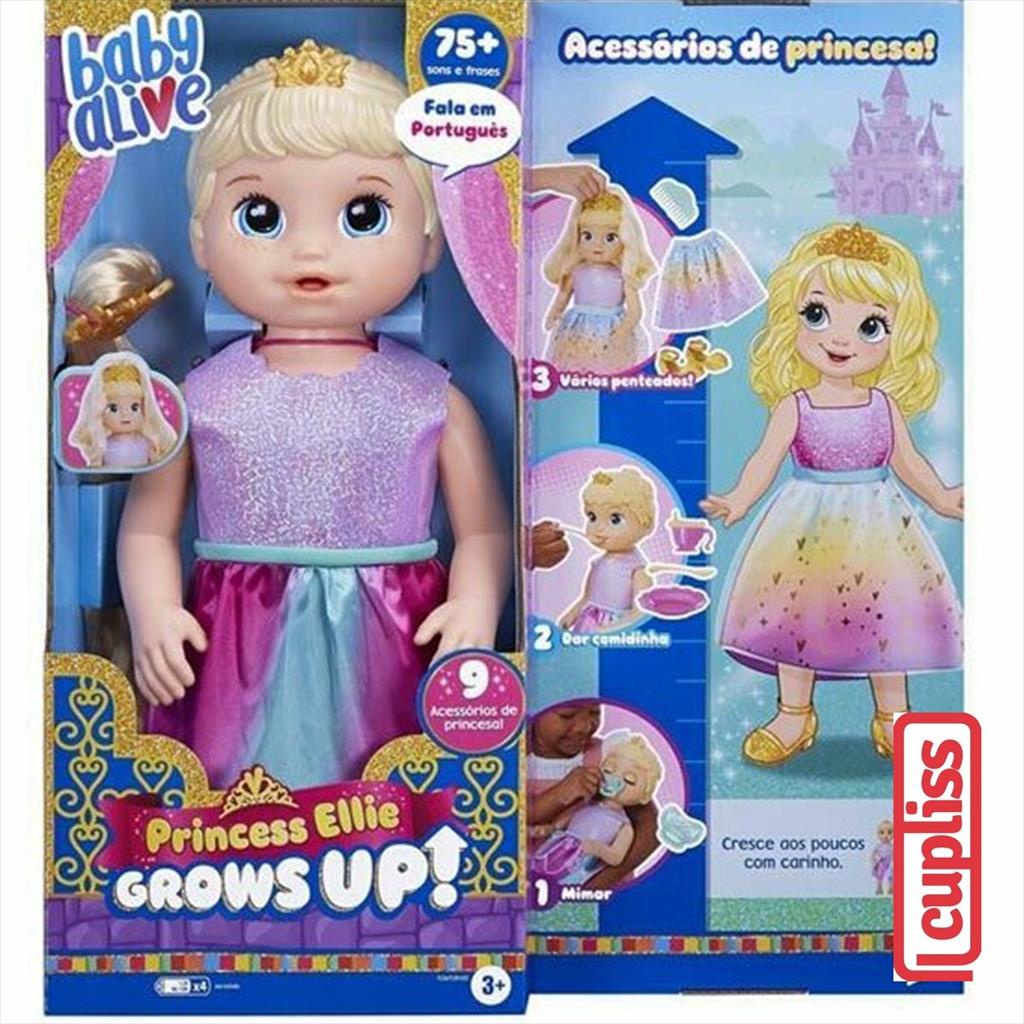 Jual Baby Alive Original Princes Ellie Grows Up Boneka Tumbuh 3 in 1 ...