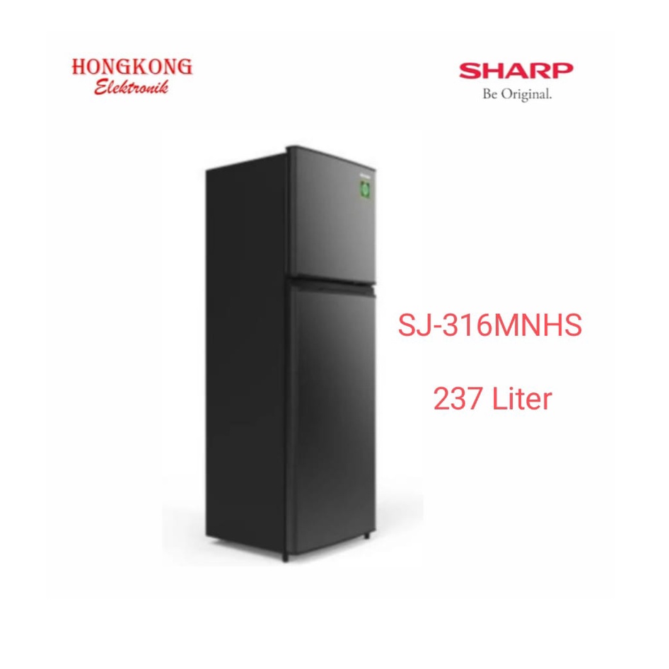 Jual Sharp Kulkas 2 Pintu 237 Liter SJ-316MN-HS / SJ316MNHS | Shopee ...