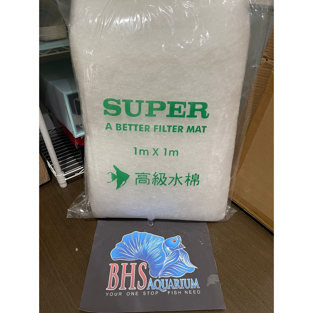 Jual Kapas Filter Aquarium Besar 1x1 meter Tebal Super Murah | Shopee ...