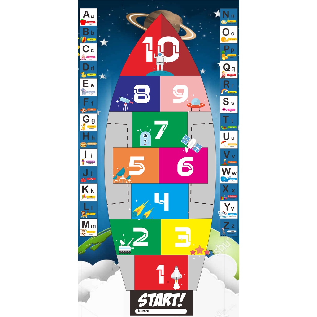Jual Engklek Jumbo Modern - HOPSCOTCH - Karpet Motorik Anak | Shopee ...