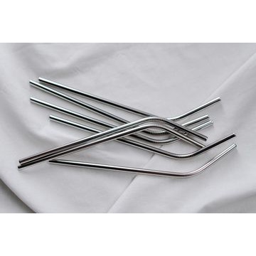 Jual Sedotan Stainless Straw Sedotan Lengkung Besi Stainless, Sedotan ...