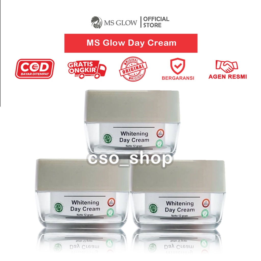 Jual MS Glow DAY CREAM / Daily BB CREAM MS GLOW (TERBARU) /SUNGLOW / SUNWHITE | Shopee Indonesia