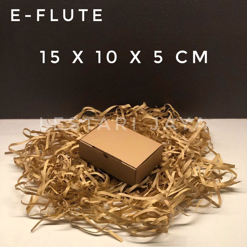 Jual Box Kardus E-Flute Coklat Untuk Packaging Olshop Sovenir Baju ...