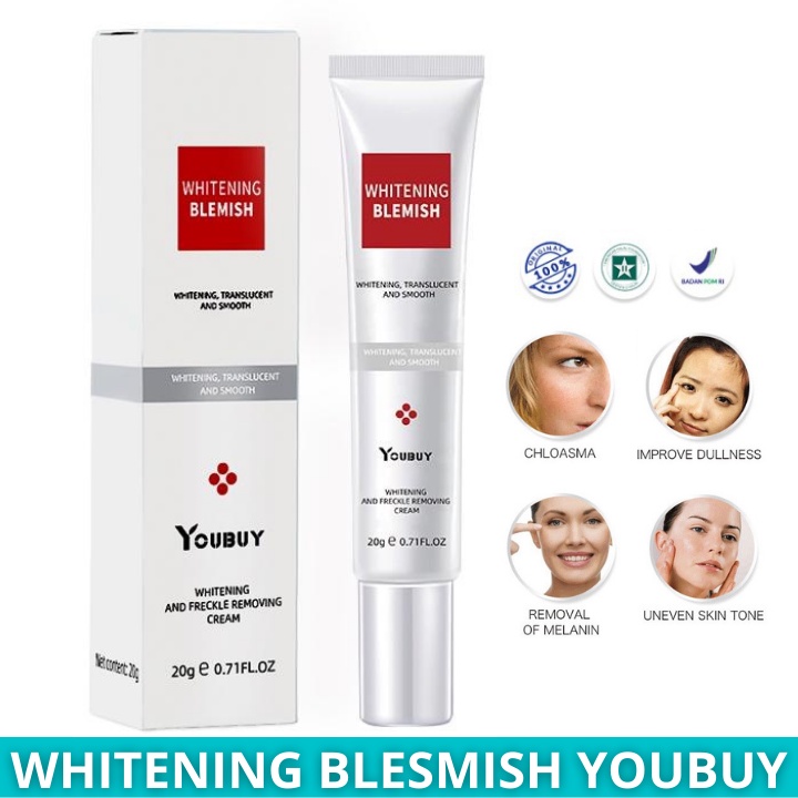 Jual Youbuy Whitening Freckle Cream Remove Dark Spots Anti Freckle Cream Niacinamide Fade ...