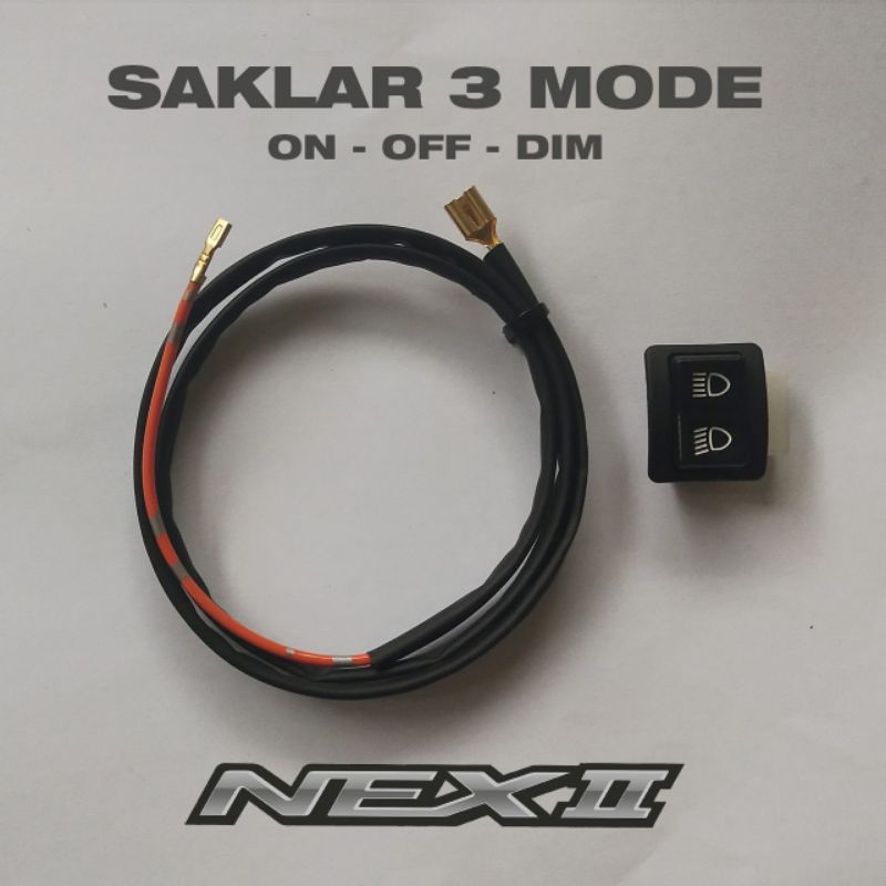 Jual SET SAKLAR DIM 3 MODE FUNGSI SUZUKI NEX 2 | Shopee Indonesia