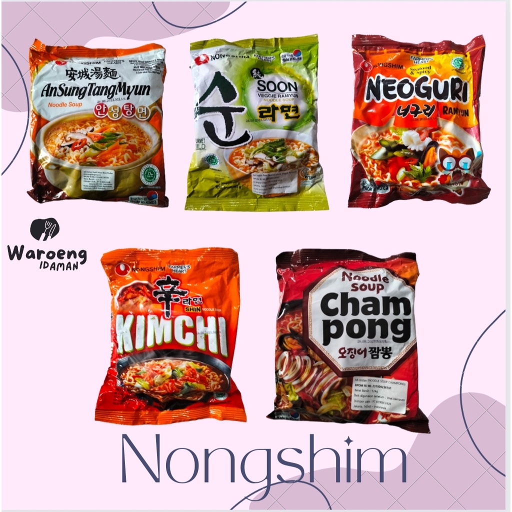 Jual Mie korea Samyang / nongshim / Shin Ramyun / kimchiMie / Samyang ...