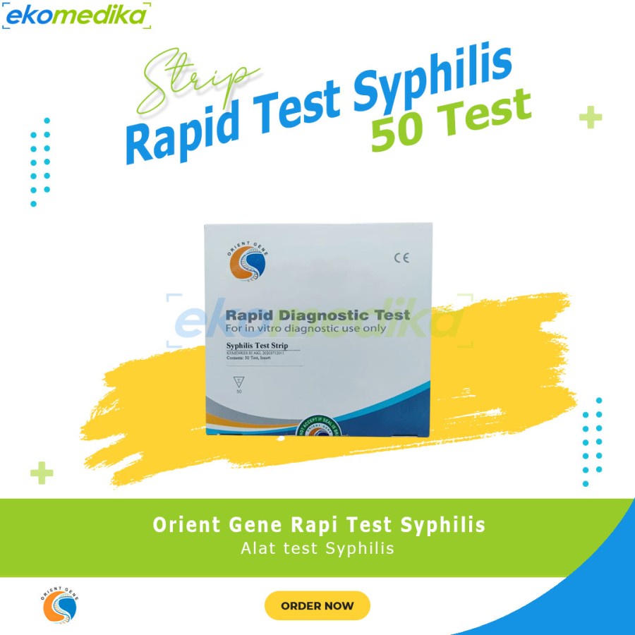 Jual Rapid Test Syphilis Strip Orient Alat Tes Orient Gene Sifilis 50 ...