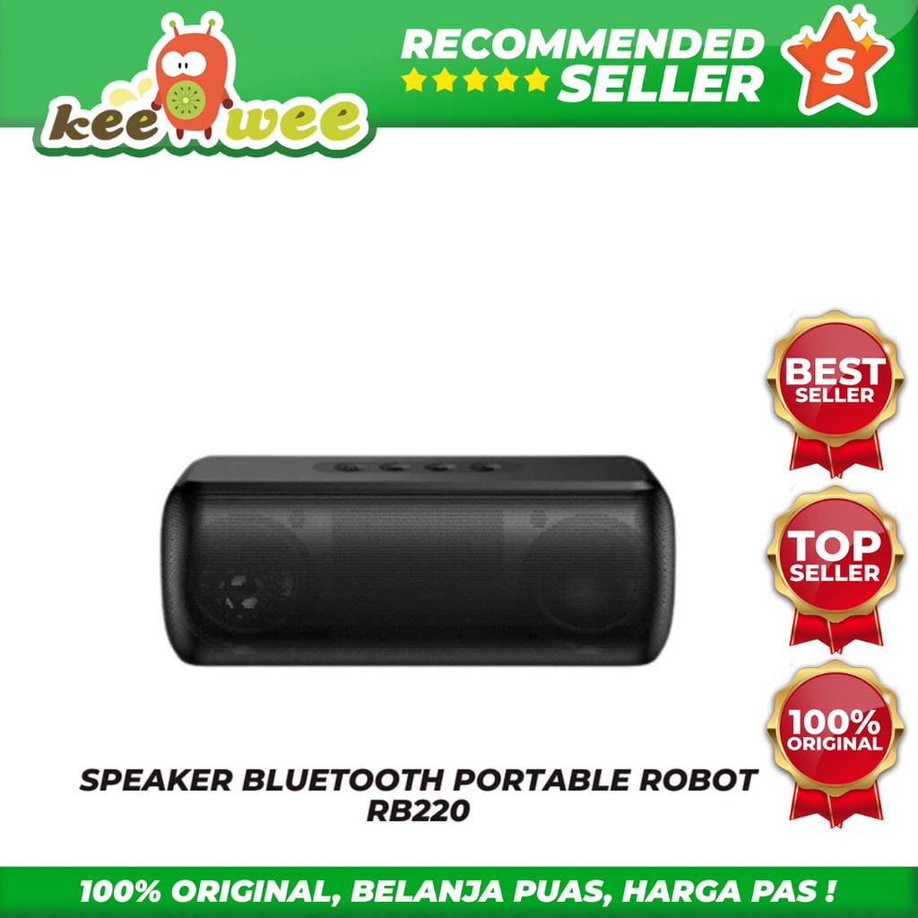 Jual SPEAKER BLUETOOTH PORTABLE ROBOT RB220 | Shopee Indonesia