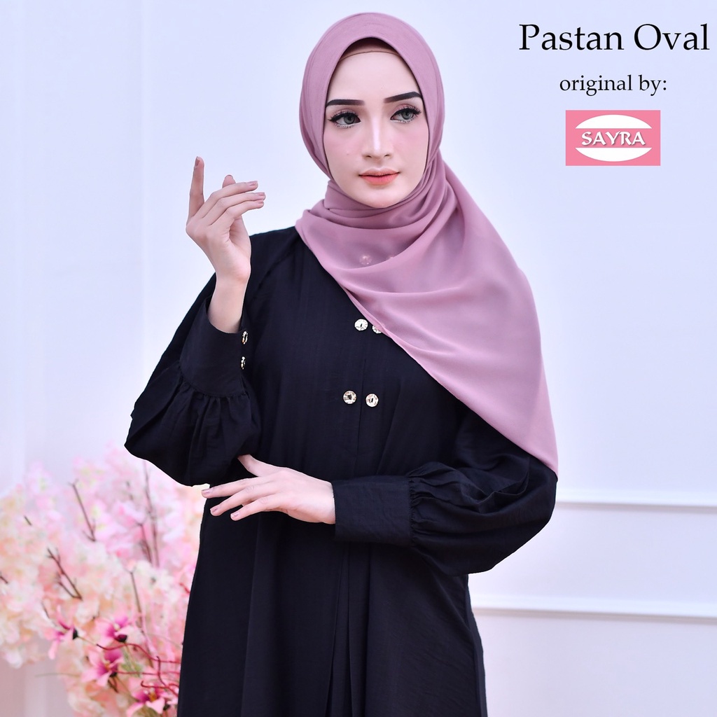 Jual Jilbab Pashmina Pastan Oval Ori Sayra SAYRA1 | Shopee Indonesia