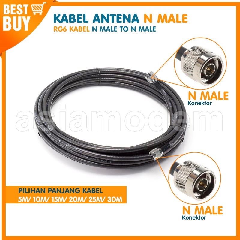Jual Kabel Extender Ektension Antena Ubiquity Bullet Repeater N Male ...