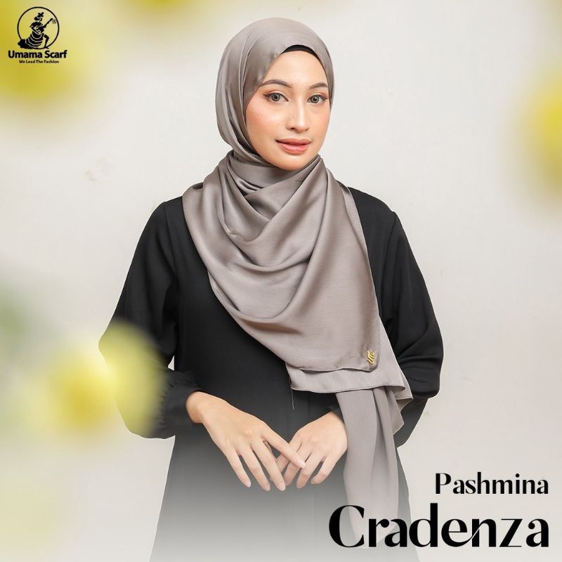 Jual UMAMA SCARF-Pashmina Cradenza Silk Premium / Pleated Shawl / Hijab ...