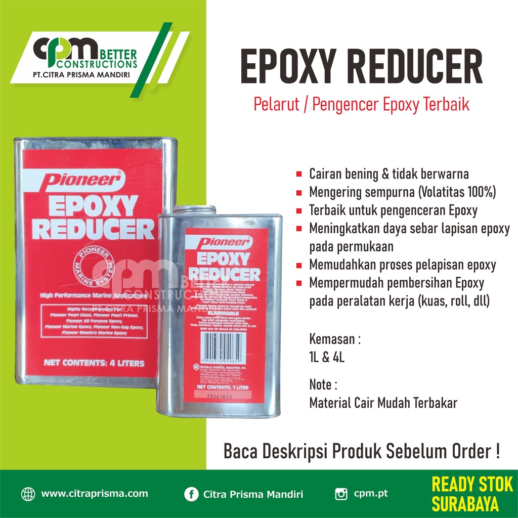 Jual Epoxy Reducer Thiner Pioneer | Shopee Indonesia