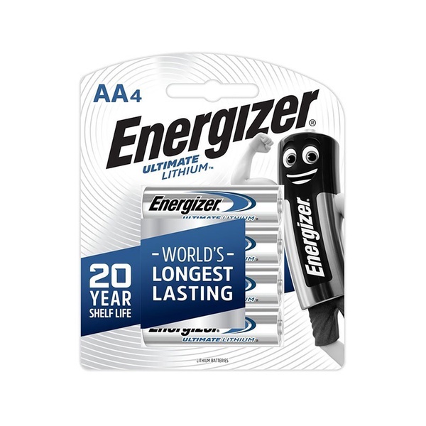 Jual Baterai Energizer Ultimate Lithium AA A2 L91 1.5v isi 4pcs ...