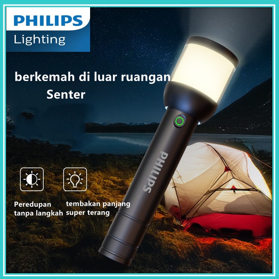 Jual Philips Senter Led Super Terang Senter Cas Led Senter Led Tahan ...