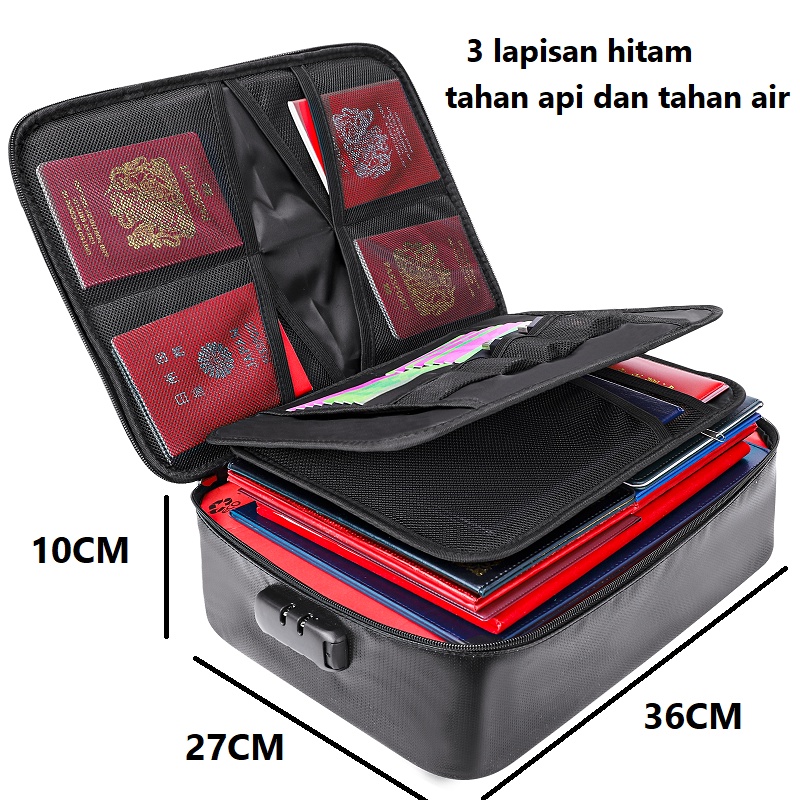Jual tas penyimpan dokumen tas dokumen F4 tas file dokumen besar tas ...