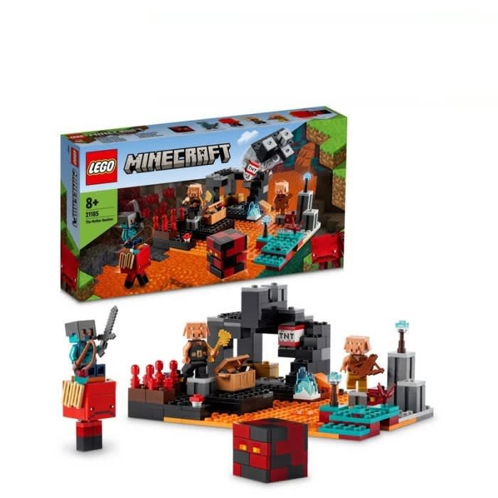 Jual LEGO Minecraft 21185 The Nether Bastion (300 Pieces) | Shopee ...