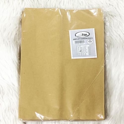 Jual AMPLOP COKLAT FOX SAMSON F4 / MAP COKLAT F4 / AMPLOP COKLAT ...