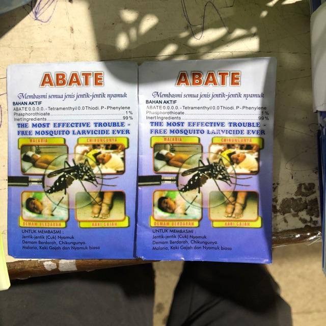 Jual abate obat pembasmi jentik nyamuk sachet racun pembunuh demam ...