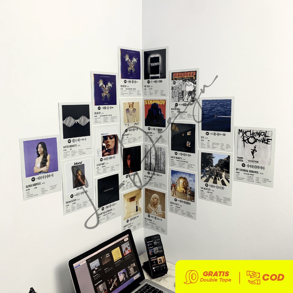 Jual Poster Album Musik Band Inggris Spotify - Album Lagu Inggris A5 ...
