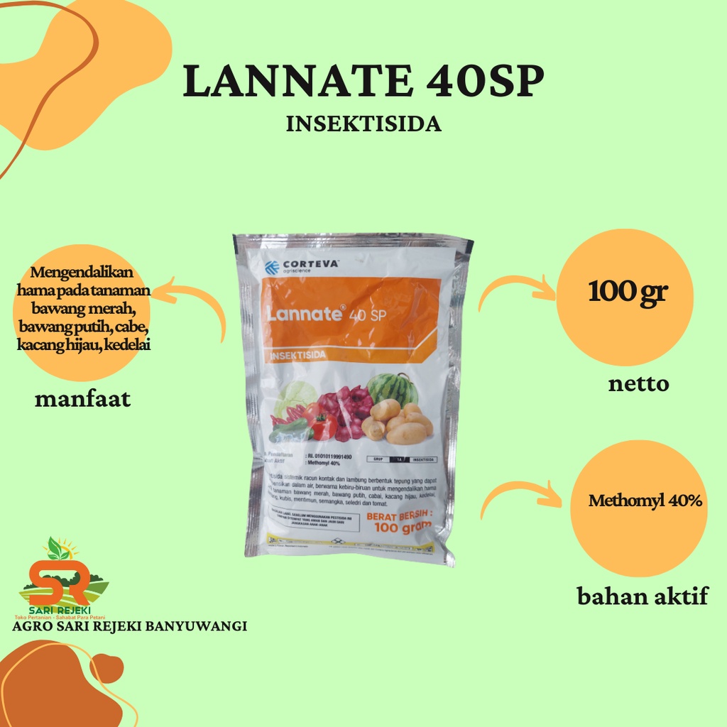 Jual LANNATE 40SP 100GR INSEKTISIDA | Shopee Indonesia