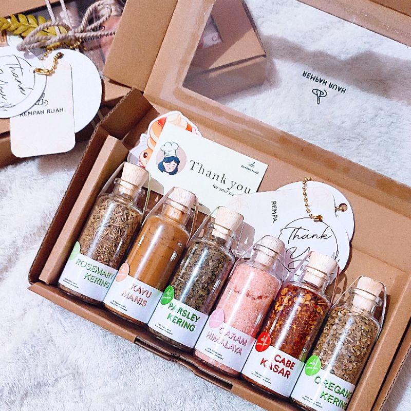 Jual REMPAH RUAH SPICES GIFT HAMPERS ( 6 bottle @30ml ) | Shopee Indonesia
