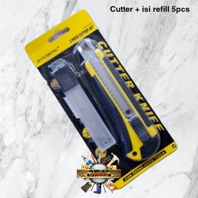 Jual Cutter Plus Isi Refill | Shopee Indonesia