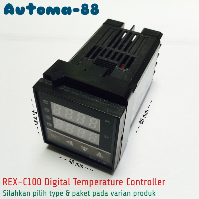 Jual Terlaris Pid Rex C100 Relay Ssr Thermostat Thermocouple Temperature Controller | Shopee ...