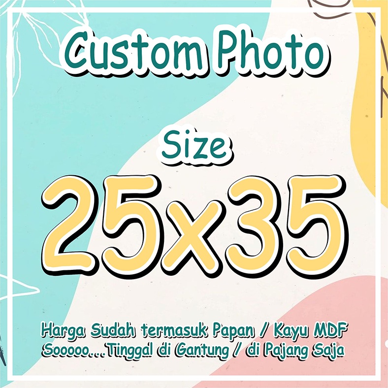 Jual Cetak Foto Media Kayu Ukuran 25x35 cm Best Seller | Shopee Indonesia