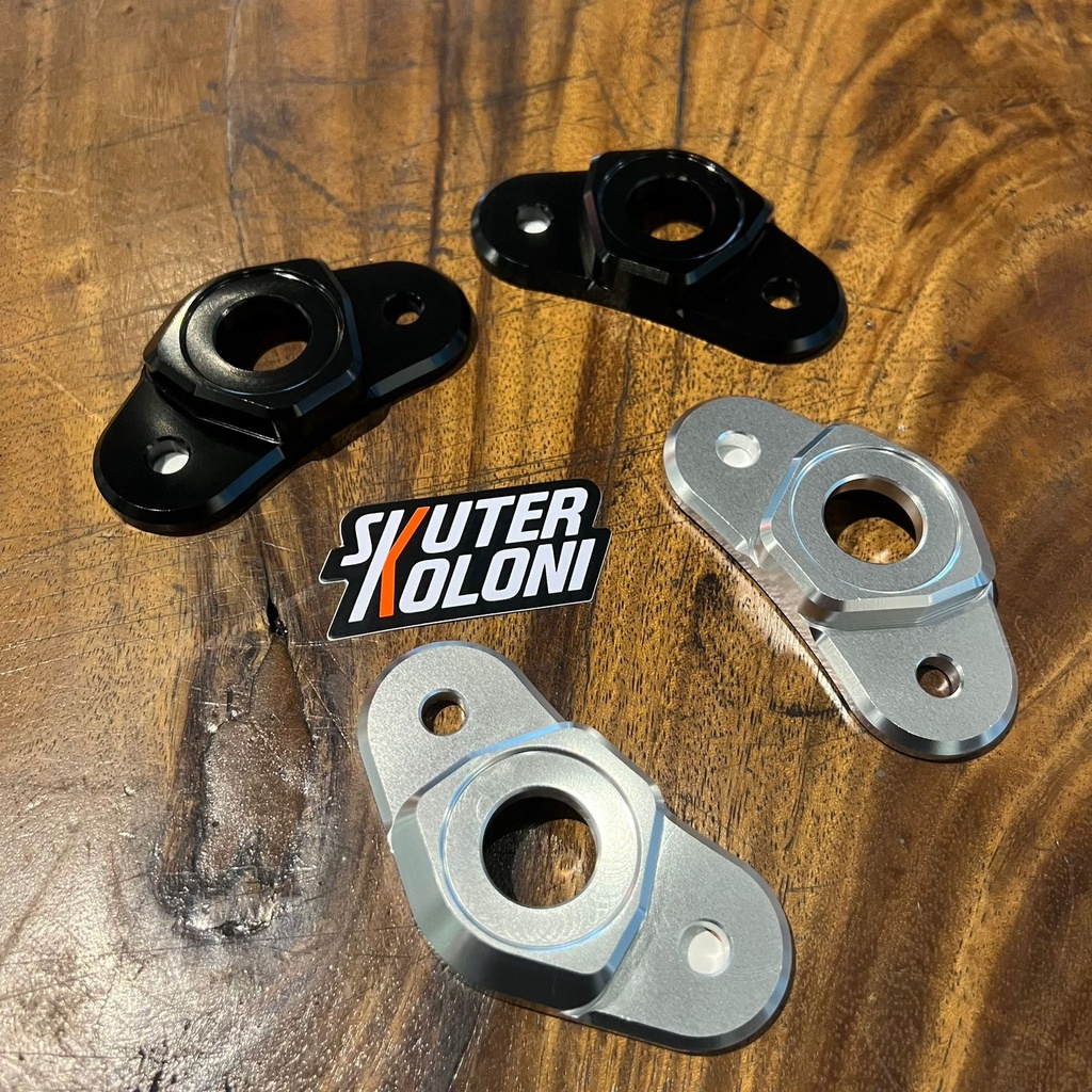 Jual CNC Shock Base Plate Dudukan Shock depan Vespa LX S Sprint Prima ...